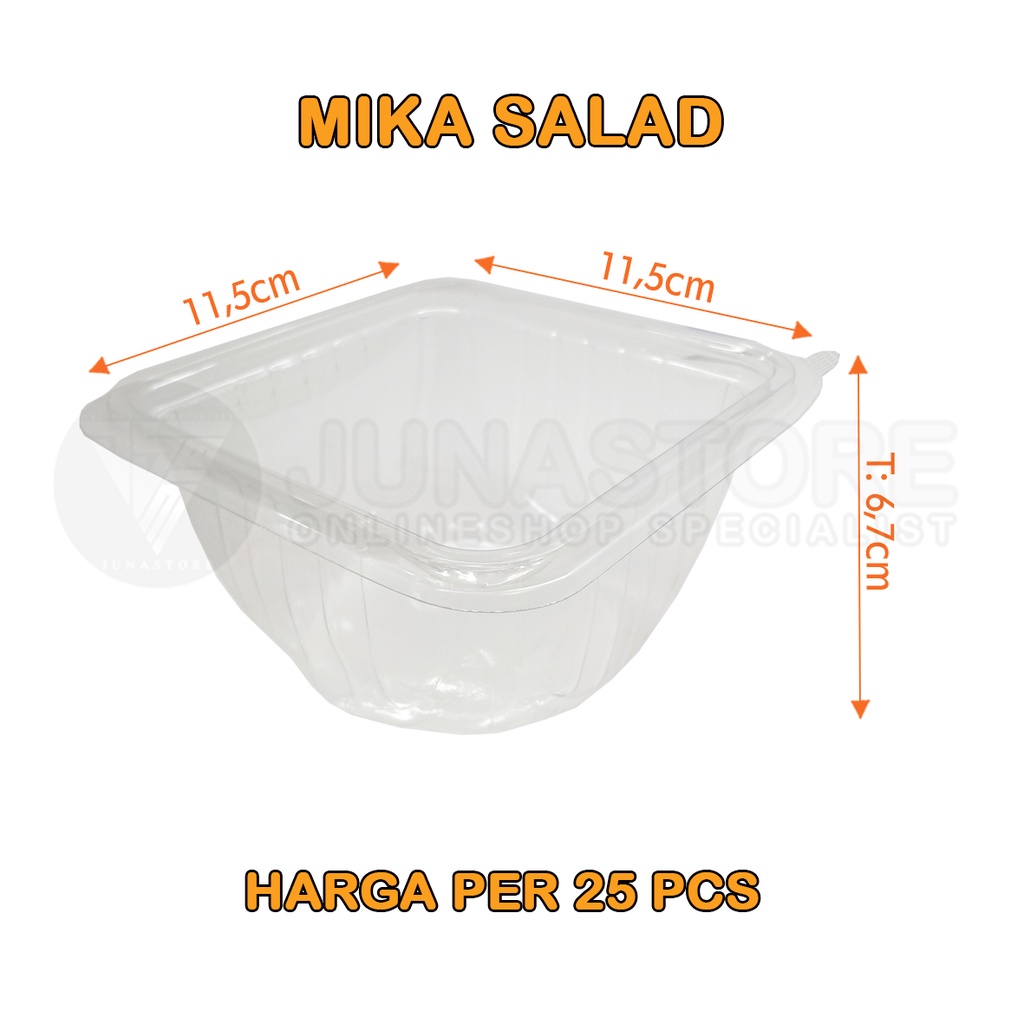 Jual Mika salad + tutup (25pcs) | Shopee Indonesia