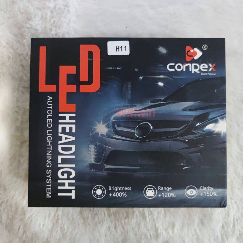 Jual HID HEADLAMP HEADLIGHT H11 LED CONPEX SUPER BRIGHT 110WATT CSP CHIP | Shopee Indonesia