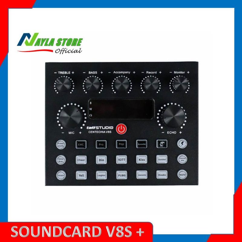 Jual MIXER MINI AUDIO SOUNDCARD V8 S USB BLUETOOTH SPESIAL EFFECT ...