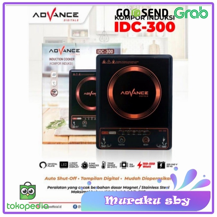 Jual TURUN HARGA Advance Induction Cooker IDC 300 Kompor Listrik ...