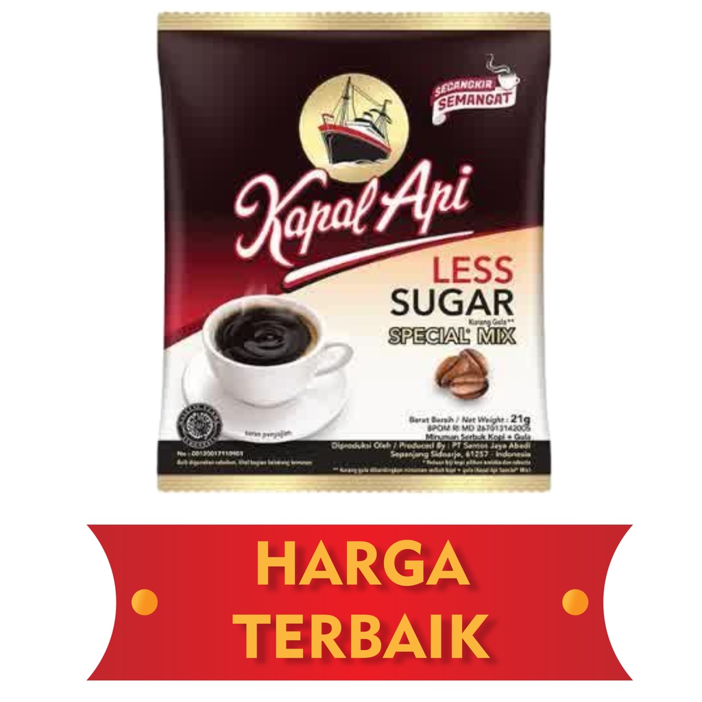Jual FLASH SALE..!!! KOPI KAPAL API SPESIAL MIX LESS SUGAR 1 PCS ...