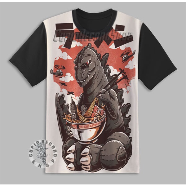 Jual Baju Godzilla Anak Laki Laki Kaos Anime Monster 3D Ramen | Shopee ...