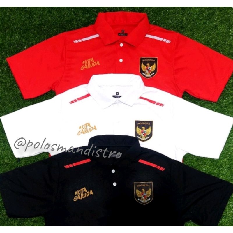 Jual KAOS POLOTSHIRT TIMNAS KITA GARUDA GOLD Polo Timnas Indonesia Kita ...