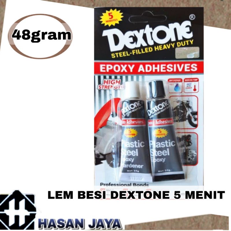 Jual LEM BESI DEXTONE 5MENIT EPOKSI / EPOXY ADHESIVE 48GR | Shopee ...