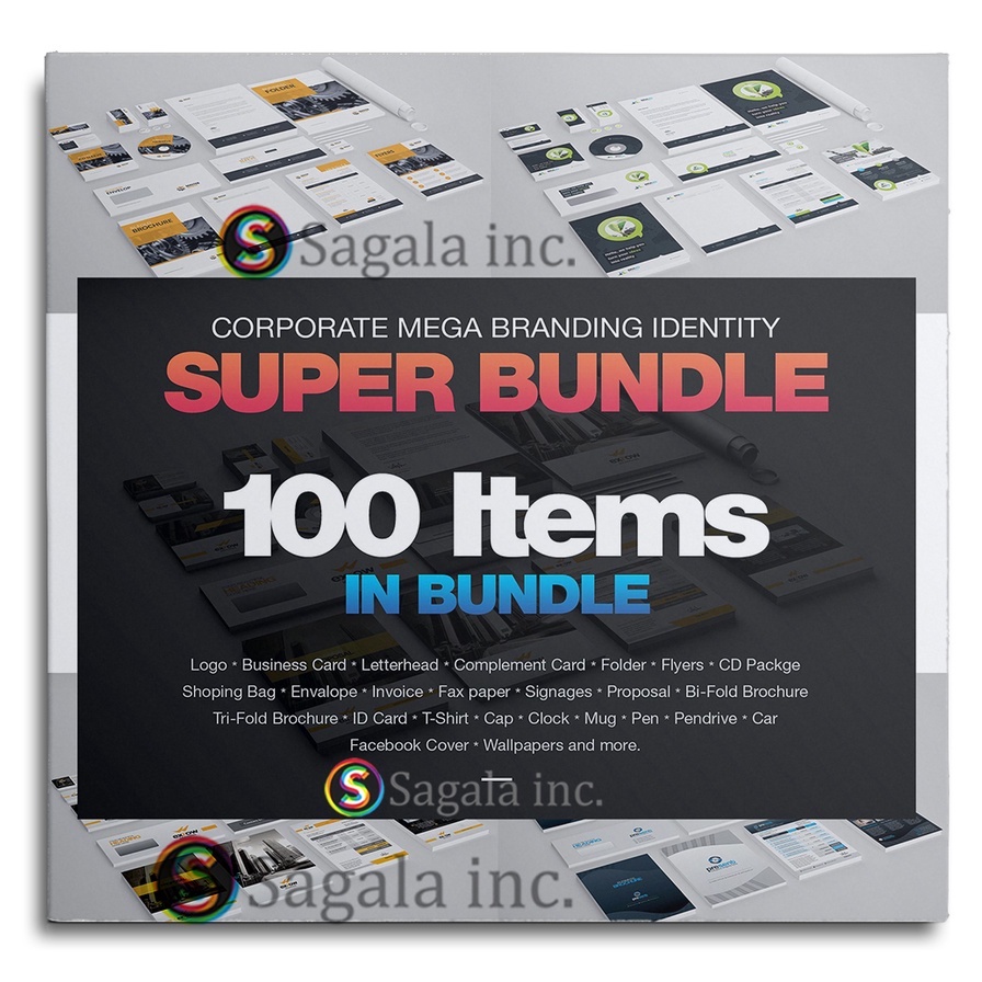 Jual TEMPLATE CORPORATE MEGA BRANDING INDESIGN PHOTOSHOP ILLUSTRATOR ...