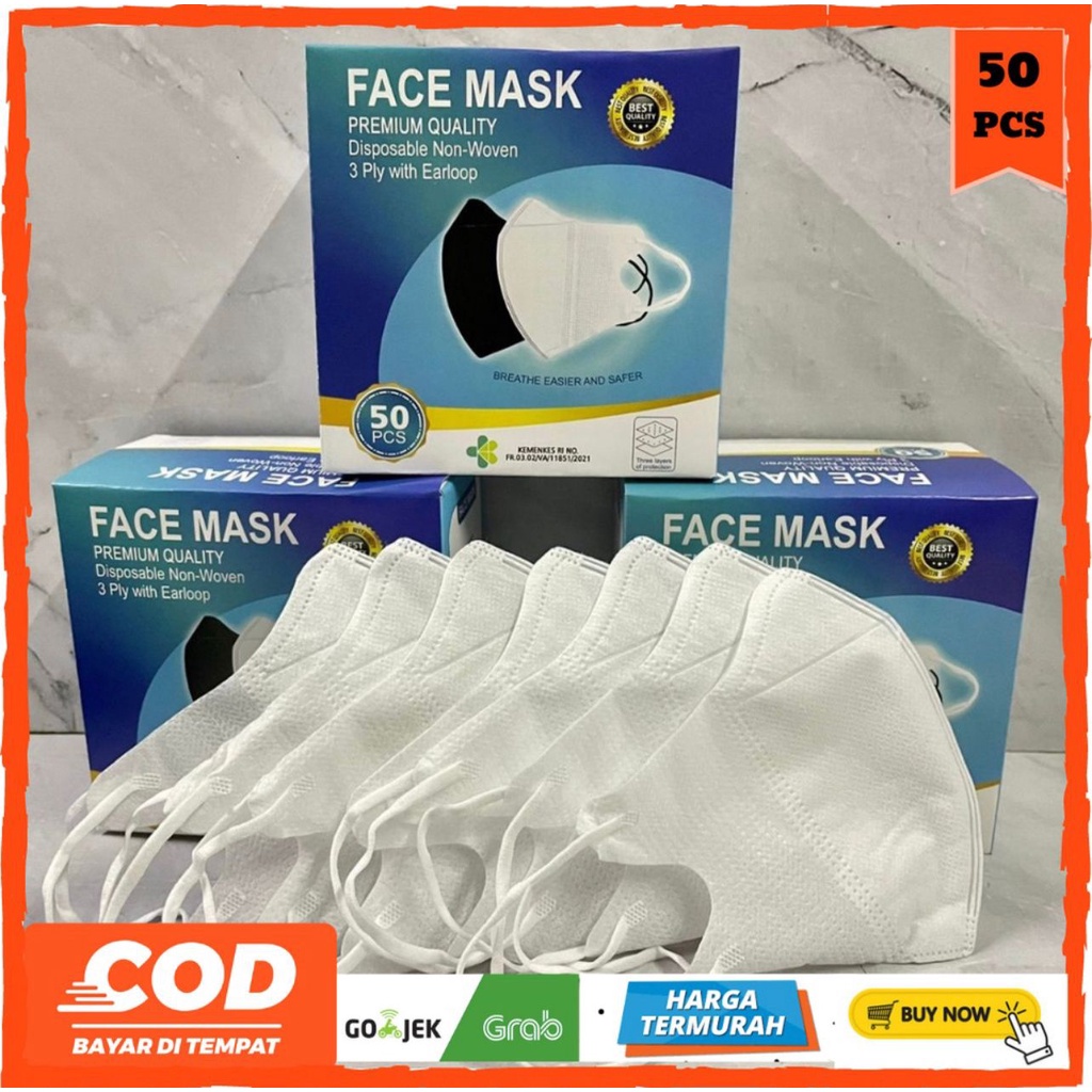 Jual MASKER DUCKBILL FACEMASK ISI 50 box/MASKER DUCKBILL ISI 50 PCS ...