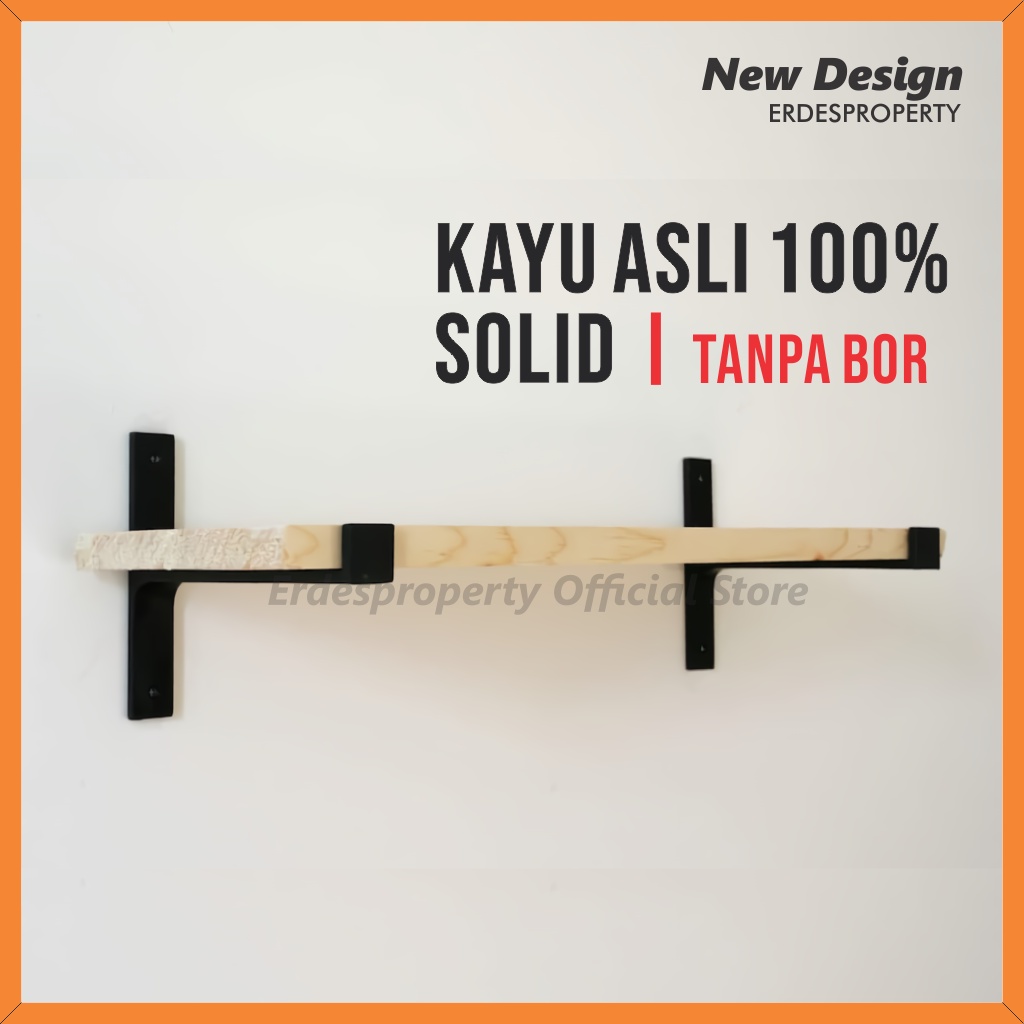 Jual RAK DINDING AMBALAN KAYU ASLI SERBAGUNA BUKU SUSUN Dapur Bunga ...