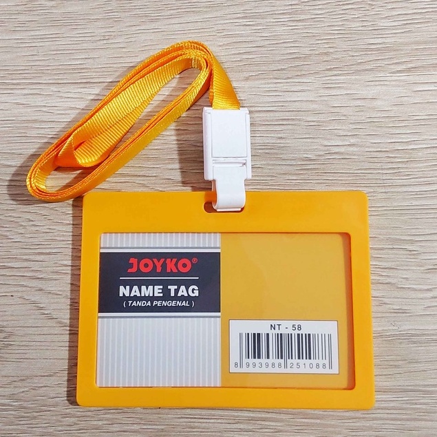 Jual NAME TAG JOYKO NT-58 KUNING / JOYKO NT-58 / TANDA PENGENAL JOYKO ...