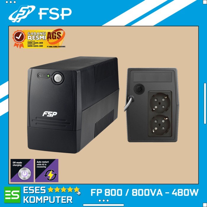 Jual UPS FSP FP800 800VA / 480W FP 800 | Shopee Indonesia