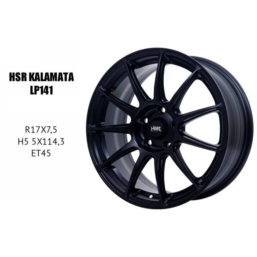 Jual Velg Mobil HSR Kalamata LP141 R17 Velg HSR Kalamata Ring 17 17 ...