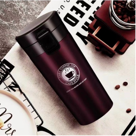 Jual Termos Kopi / Coffe Cup Travel Mug Tahan Air Panas & Dingin Vacuum ...
