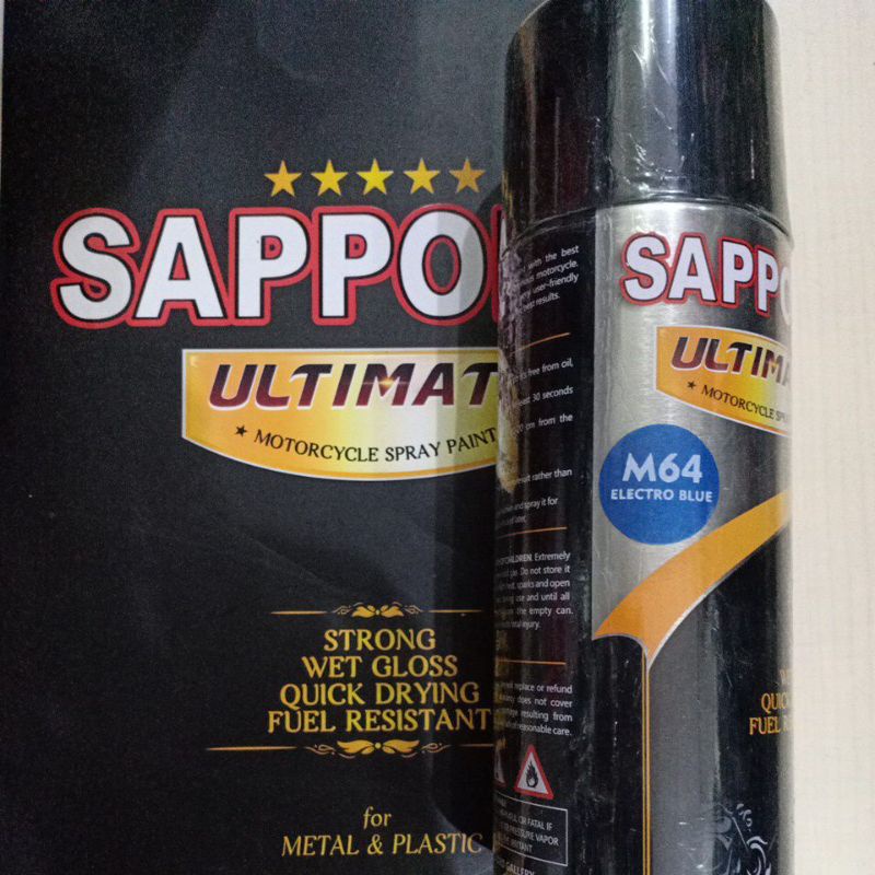 Jual SAPPORO ULTIMATE M64 ELECTRO BLUE CAT SEMPROT AEROSOL SPRAY PAINT ...