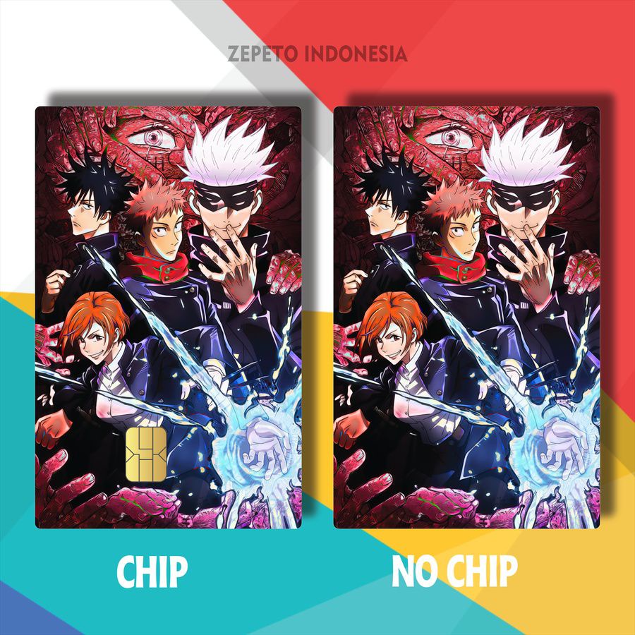 Jual GARSKIN ATM AESTHETIC FOTO ANIME JUJUTSU KAISEN HOLOGRAM QYVPP ...