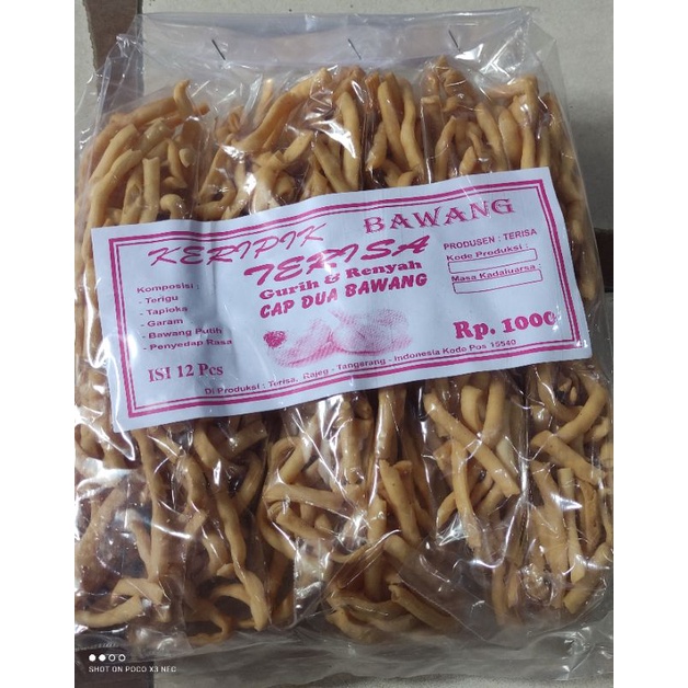 Jual Keripik Bawang Terisa Cap Dua Bawang ( 1 Pack isi 12) | Shopee ...