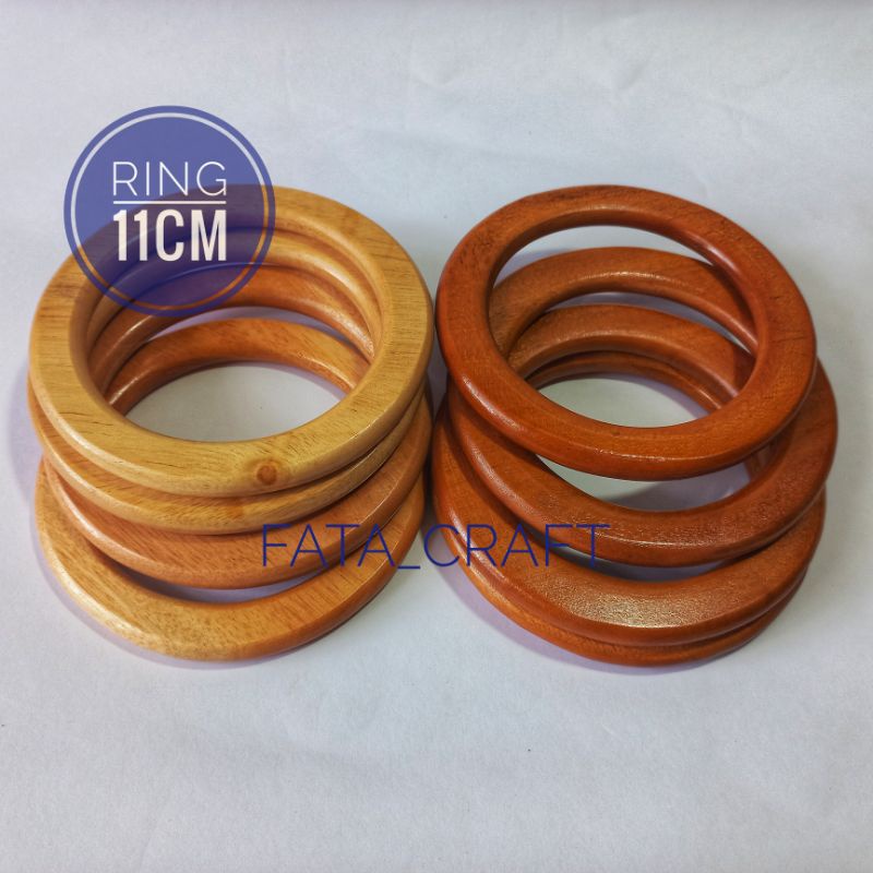 Jual RING DARI KAYU UNTUK PEGANGAN TAS MACHRAME DAN KERAJINAN | Shopee ...