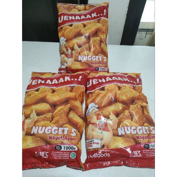 Jual Belfood Chicken Nugget Uenak 1kg | Shopee Indonesia