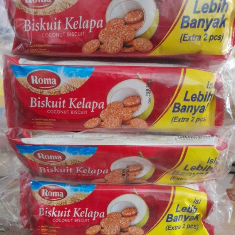 Jual roma biskuit kelapa isi 10pcs | Shopee Indonesia