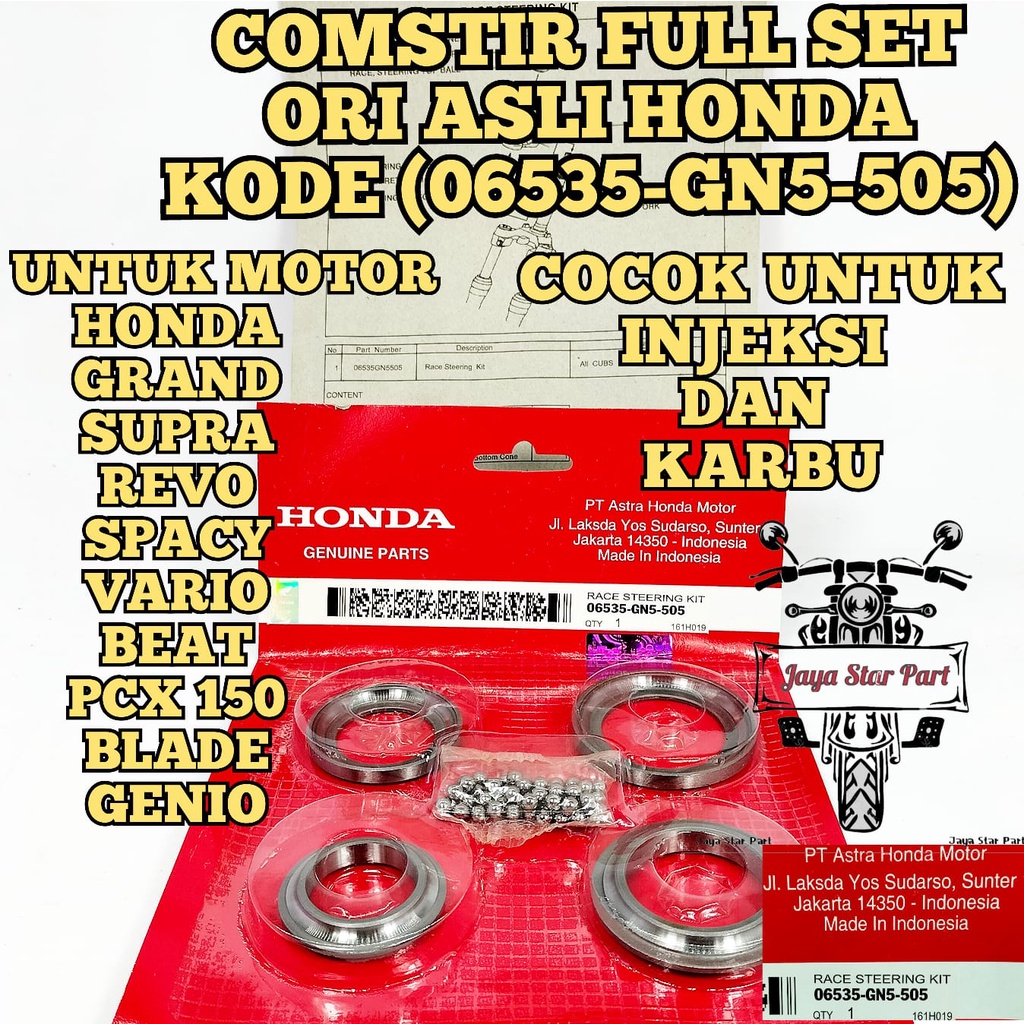 Jual ORIGINAL PROMO COMSTIR KOMSTIR 06535-GN5-505 COMSTIR ASLI ORIGINAL ...
