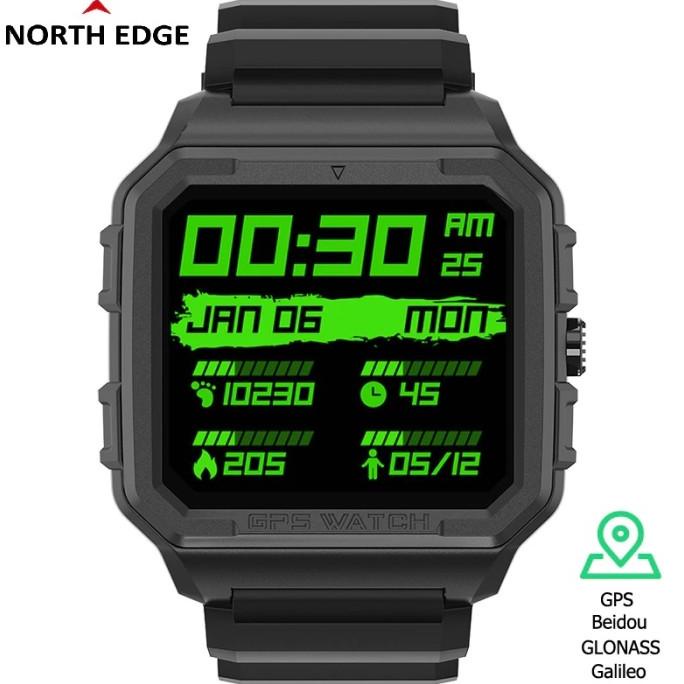 Jual [[[SALE!!]]] NORTH EDGE ALPHA PRO Health Smartwatch Built in GPS ...