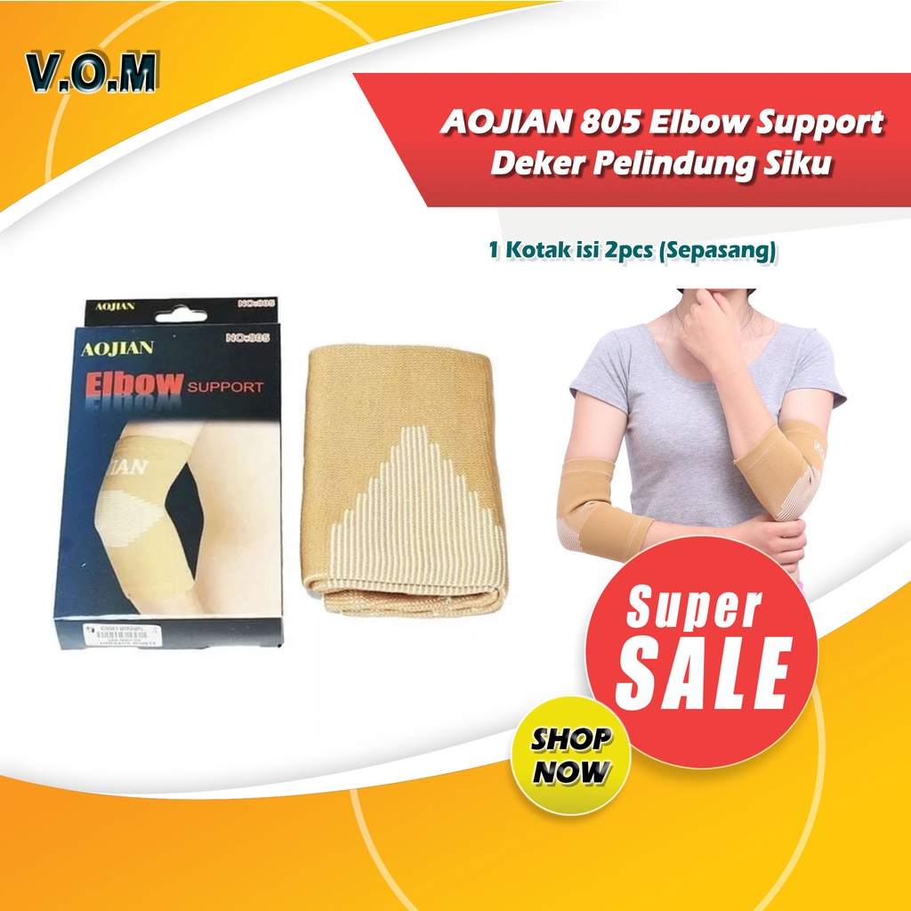 Jual AOJIAN 805 Elbow Support - Deker Pelindung Siku Sikut Tangan 0820 ...