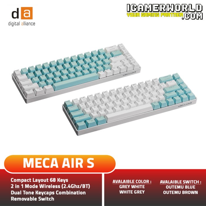 Jual udasudiatishops - Digital Alliance Meca Air S 2.4Ghz Wireless / BT ...