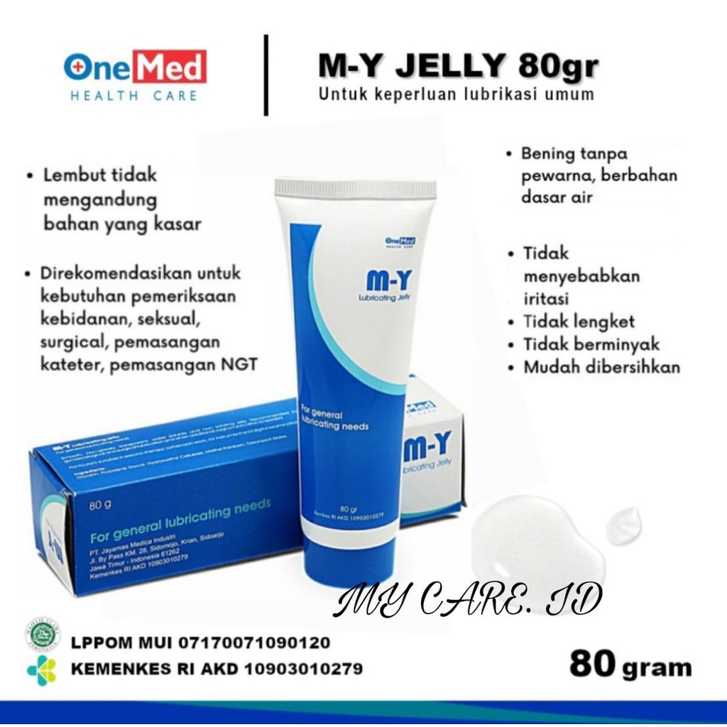 Jual LynCare MY Jelly Gel Lubricant - Jel Lubrikasi OneMed 80gram ...