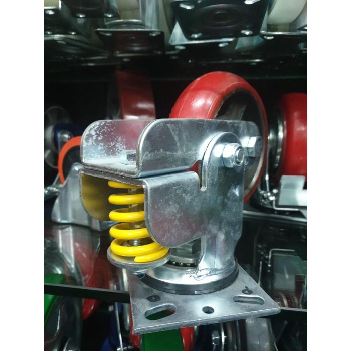 Jual Roda Per Spring Heavy Duty Trolley Pagar Gerobak 6 inch Putar ...