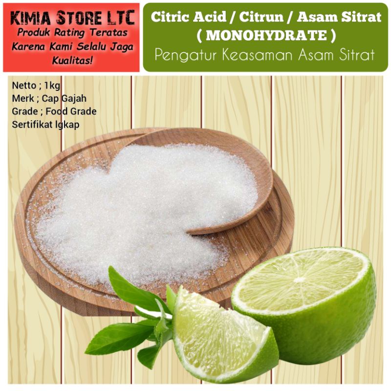 Jual Citrun 1 KG / Citric Acid 1 kg / Asam Sitrat 1 KG / Citric Acid ...