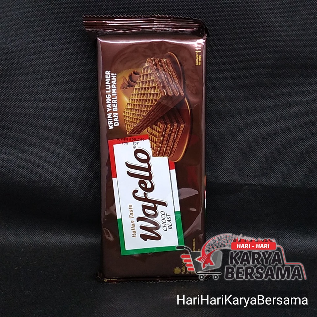 Jual ROMA WAFER WAFELLO ITALIAN CHOCO BLAST 117GR | Shopee Indonesia