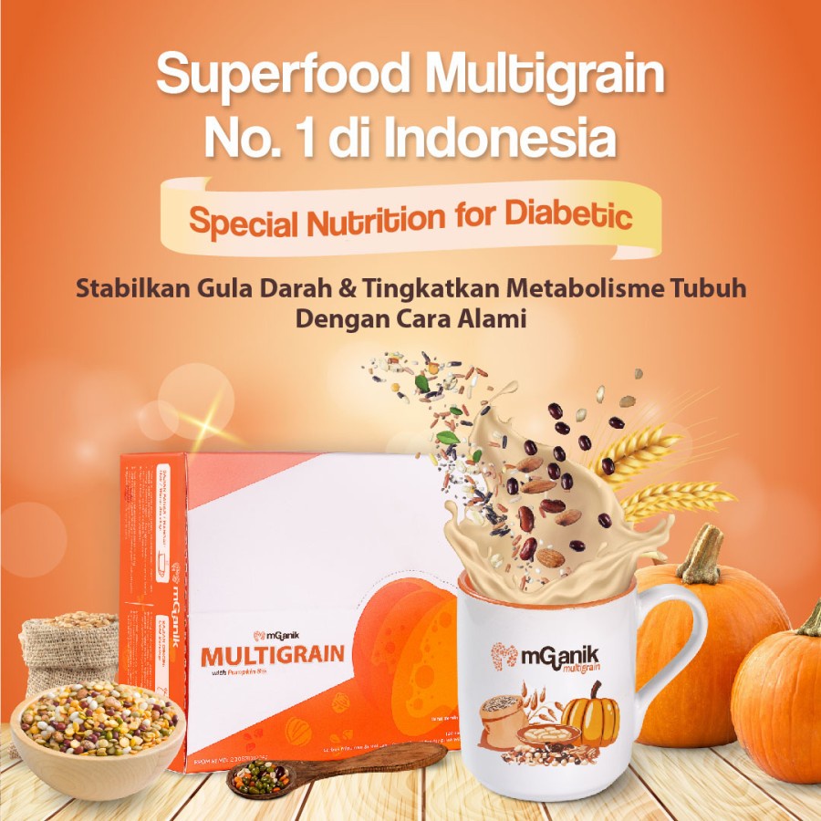 Jual mGanik Multigrain 1 Box 20 Sachet | Minuman Superfood Atasi ...