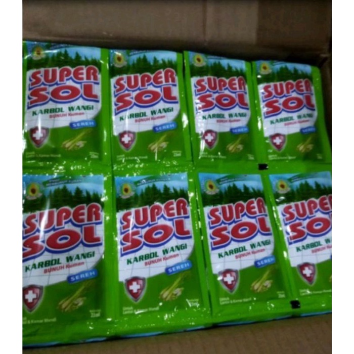 Jual Super Sol Karbol Hijau Wangi Pembersih Lantai /Cairan Pembersih ...