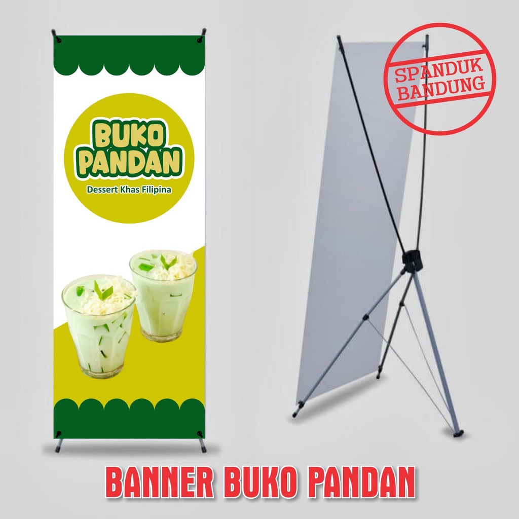 Jual spanduk buko pandan / banner buko pandan / spanduk banner buko ...