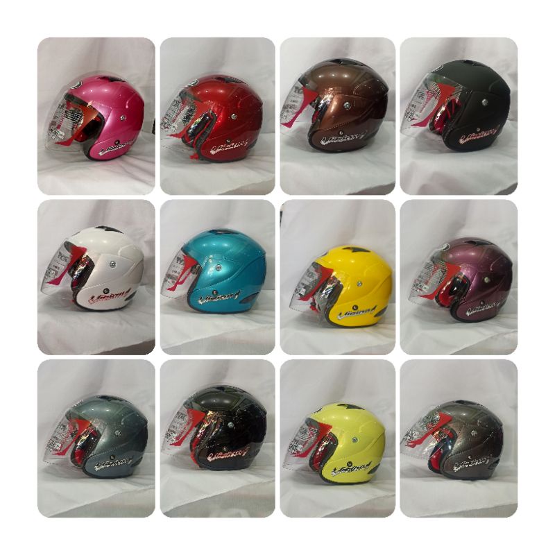 Jual Helm KYT vision 1 solid SNI-DOT | Shopee Indonesia