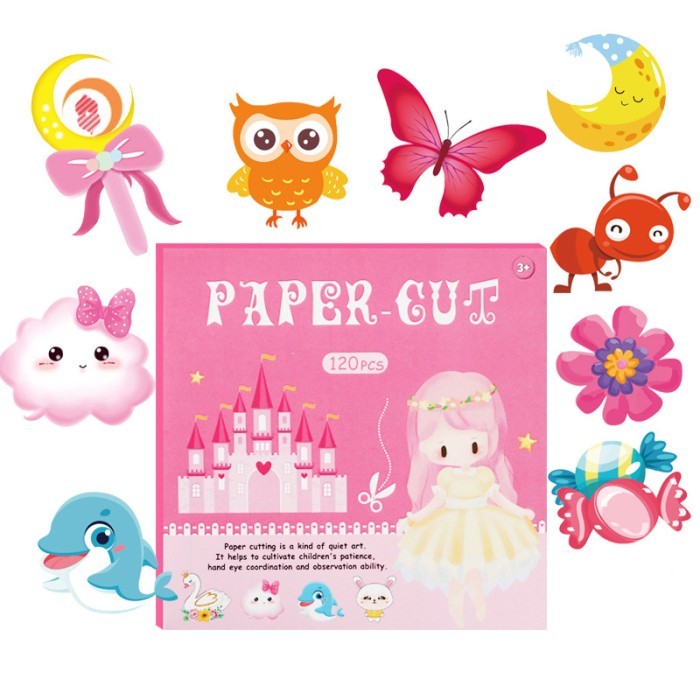 Jual Paper Cut Activity Book Mainan Origami Gunting Latihan Motorik ...