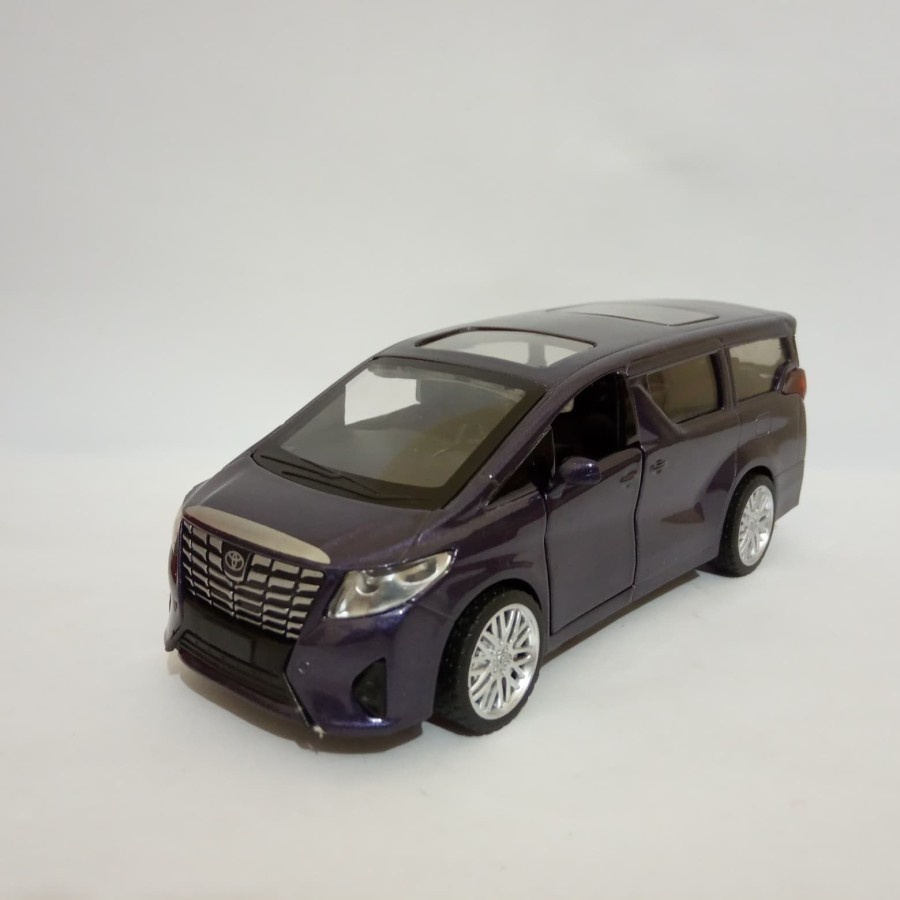 Jual Diecast Alphard dark purple Apolo mainan anak bahan besi harga ...
