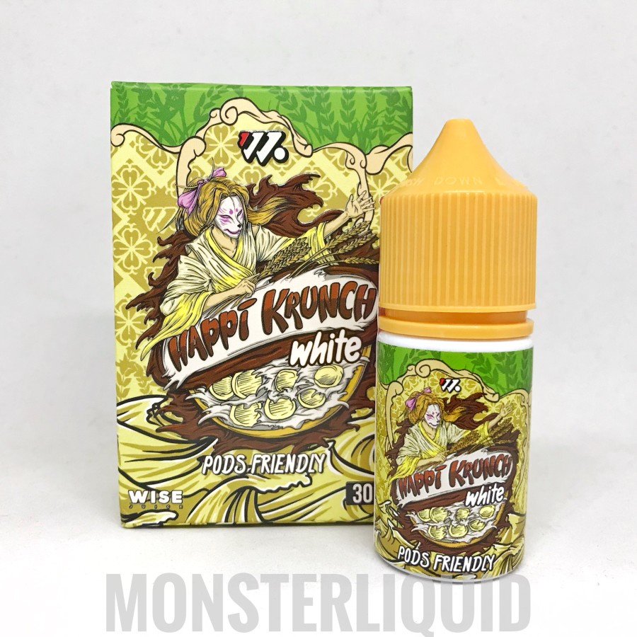 Jual PODS HAPPI KRUNCH V2 WHITE BY WISE JUICE 12MG 30ML | Shopee Indonesia