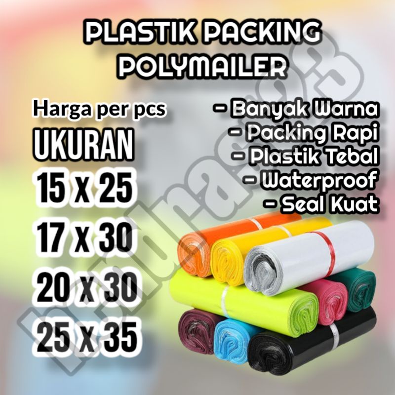 Jual POLYMAILER POLIMER ECER / PLASTIK PACKING POLYMAILER PER PCS 15 X ...