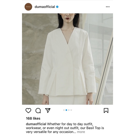 Jual Duma Official - Basil Top new with tag | Shopee Indonesia