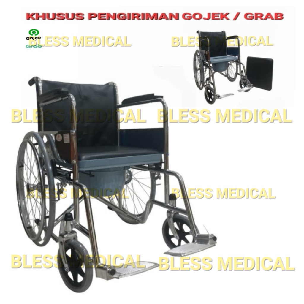 Jual Kursi Roda 2in1/2 in 1 CoreMedix with Commode BAB Wheelchair ...
