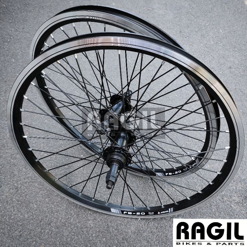 Jual WHEELSET UKURAN 20 INCH ARAYA 36 HOLE LUBANG 36H ALLOY RODA JADI ...
