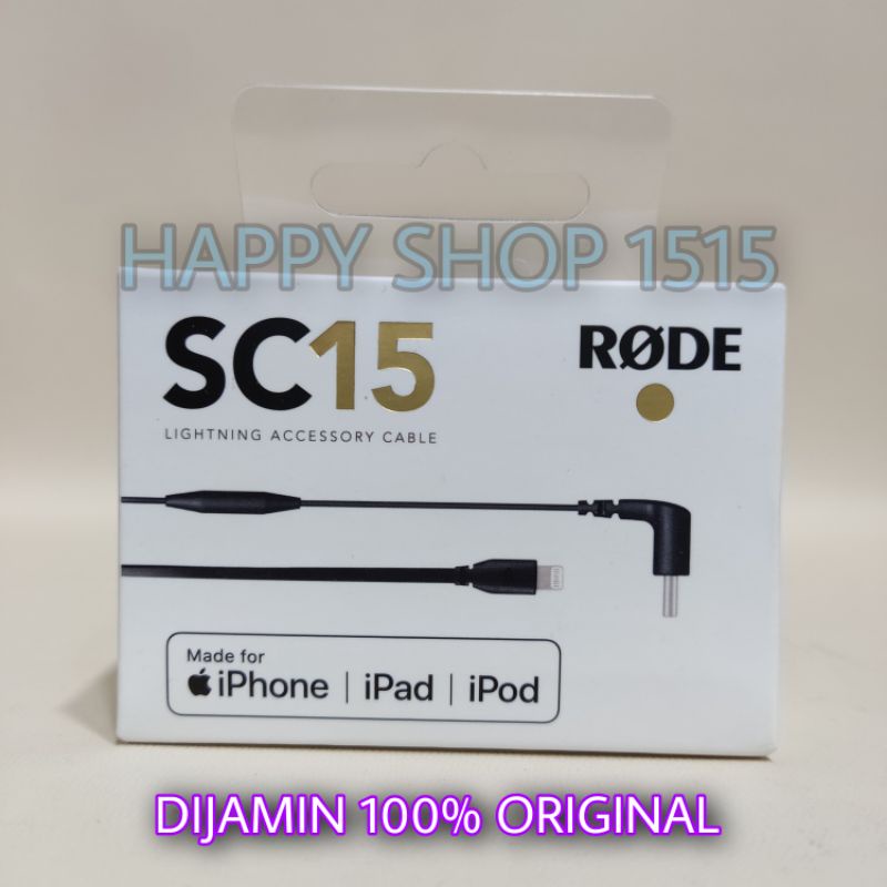 Jual RODE SC15 USB-C to Lightning Cable ORIGINAL | Shopee Indonesia