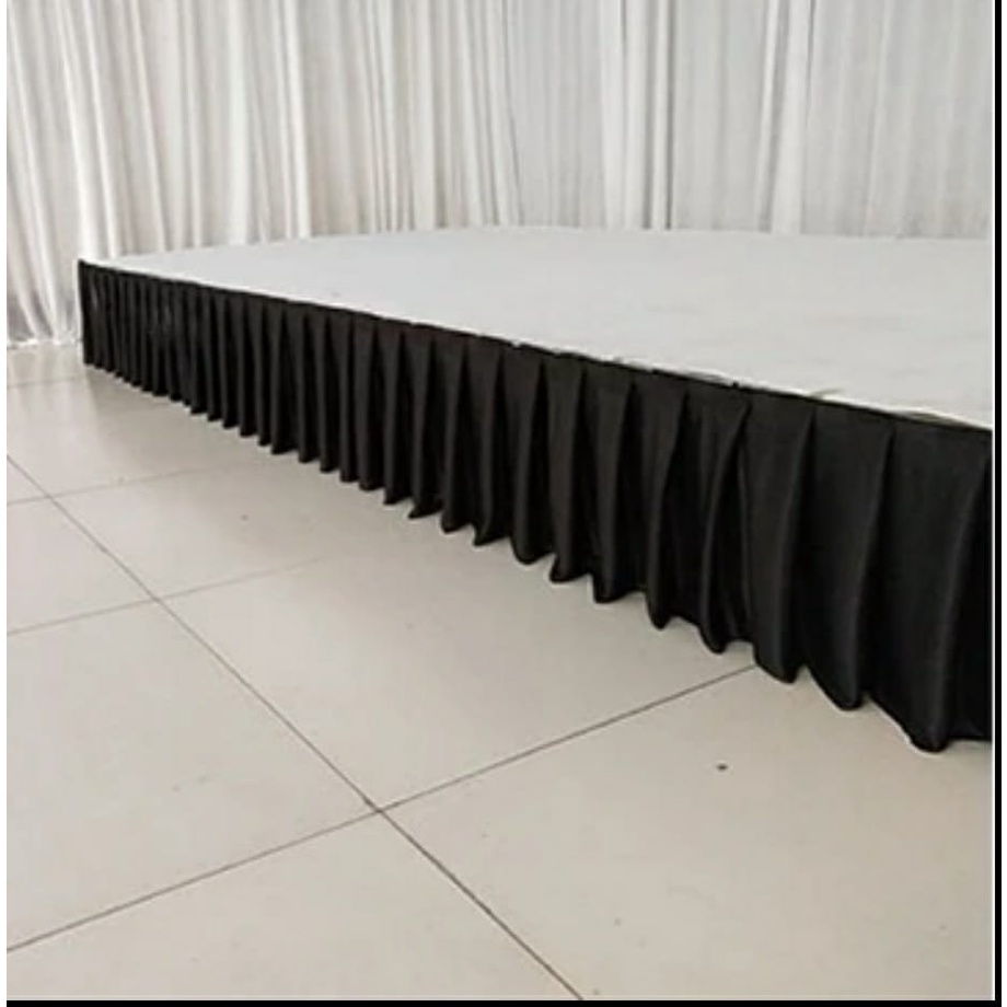 Jual DEKORASI MEJA/SKRITING MEJA/ROK MEJA REMPEL TINGGI 85CM X PANJANG ...