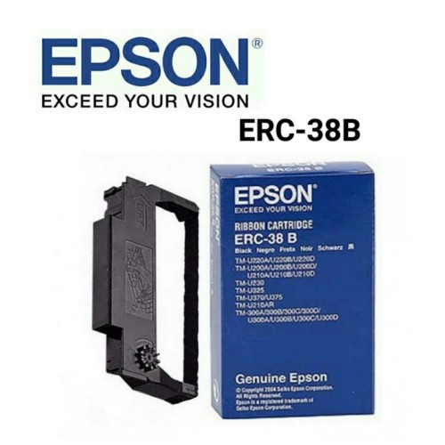 Jual ORIGINAL CARTRIDGE PITA RIBBON PRINTER EPSON TM-U220-ERC 38 B BLACK | Shopee Indonesia
