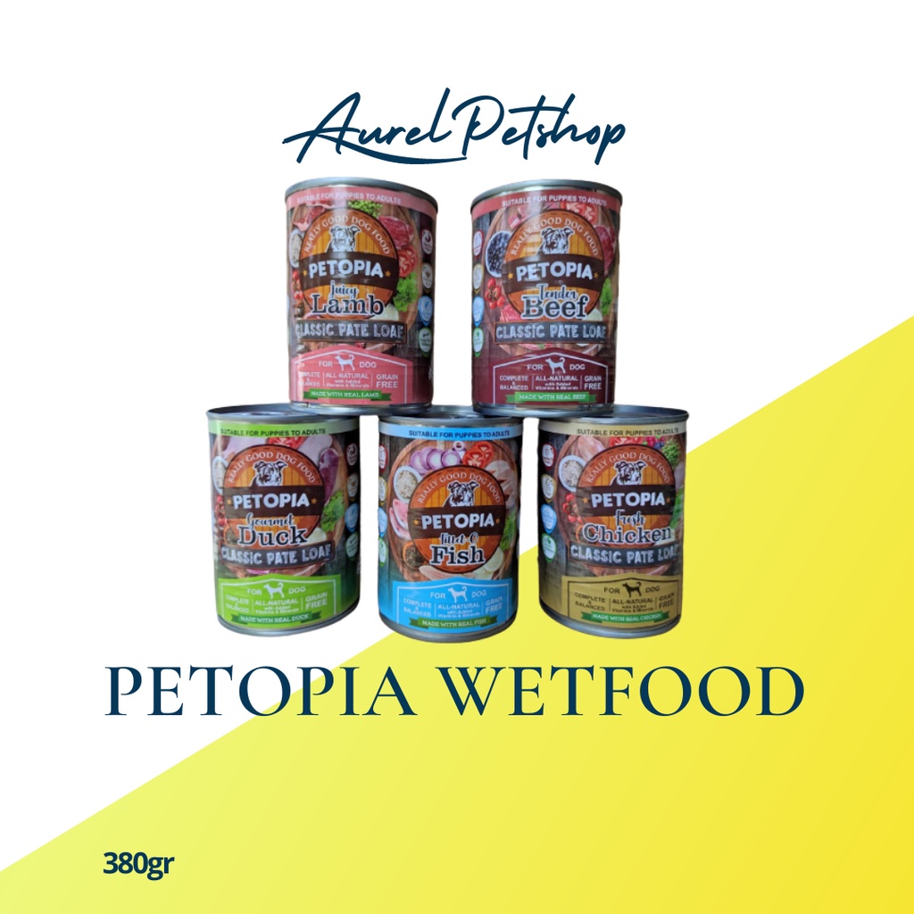 Jual PETOPIA CLASSIC MAKANAN BASAH KALENG UNTUK ANJING/WET FOOD FOR ...