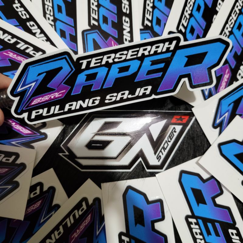 Jual stiker kata2 sticker Terserah Baper pulang saja | Shopee Indonesia