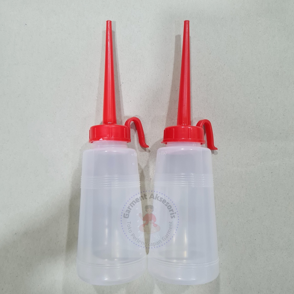 Jual Botol Minyak Plastik 160ml isi 2 botol / Botol Minyak Mesin Jahit 160ml Transparant Murah ...