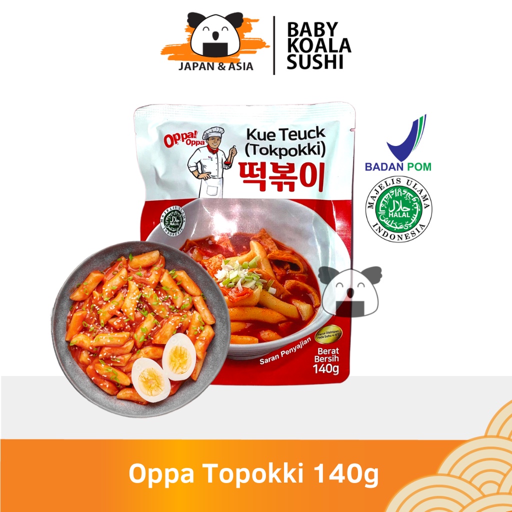 Jual OPPA TOPOKKI 100g + Sauce 40g Halal | Tokpokki / Tteokbokki Kue ...