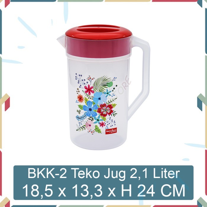 Jual MICTON Lion Star Basic Home BKK-2 Teko Jug 2,1 Liter Pitcher Minuman 3 | Shopee Indonesia