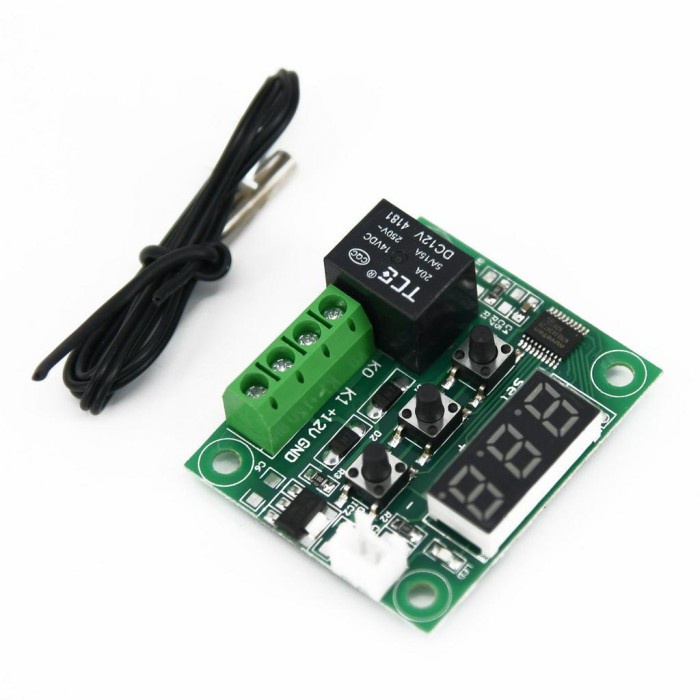 Jual Modul Termostat Digital W1209 Dengan Sensor On / Off Kualitas ...