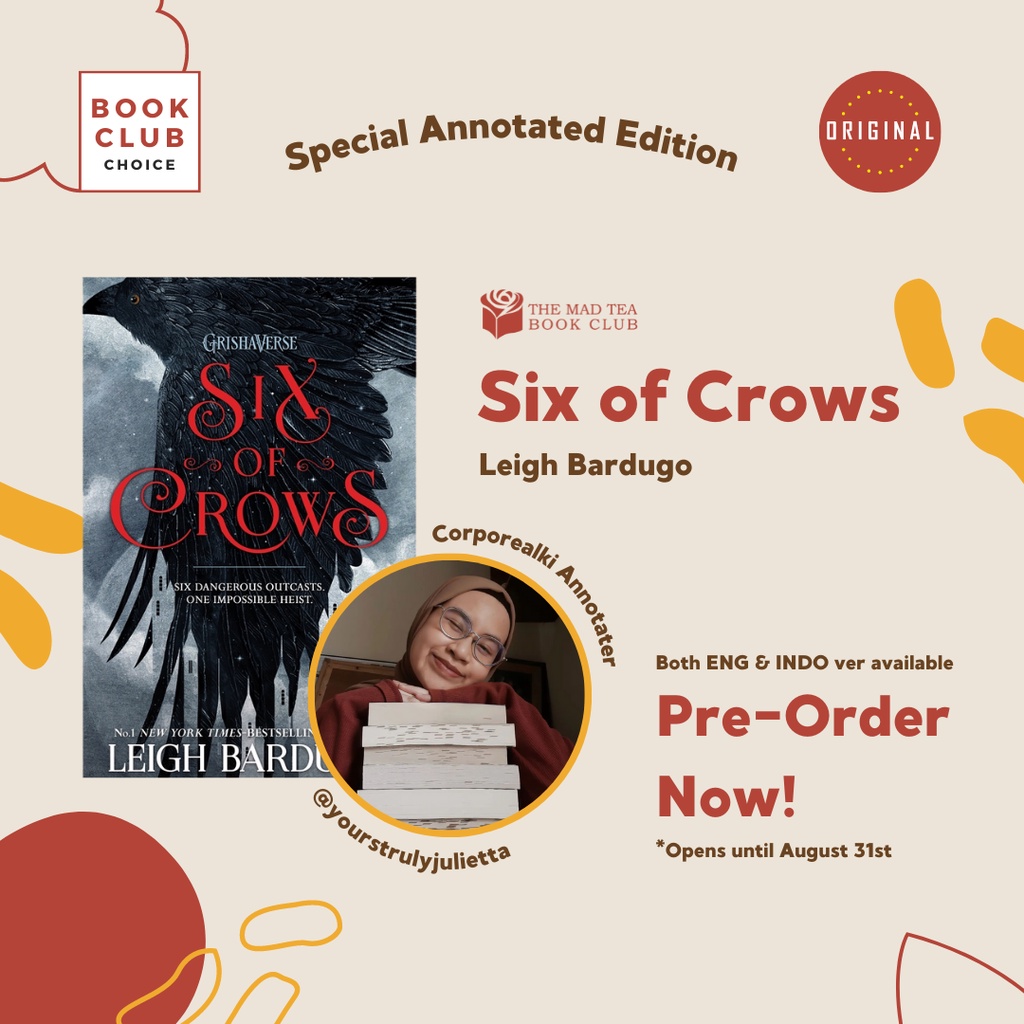 Jual Six of Crows by Leigh Bardugo | Annotated Edition | Shopee Indonesia